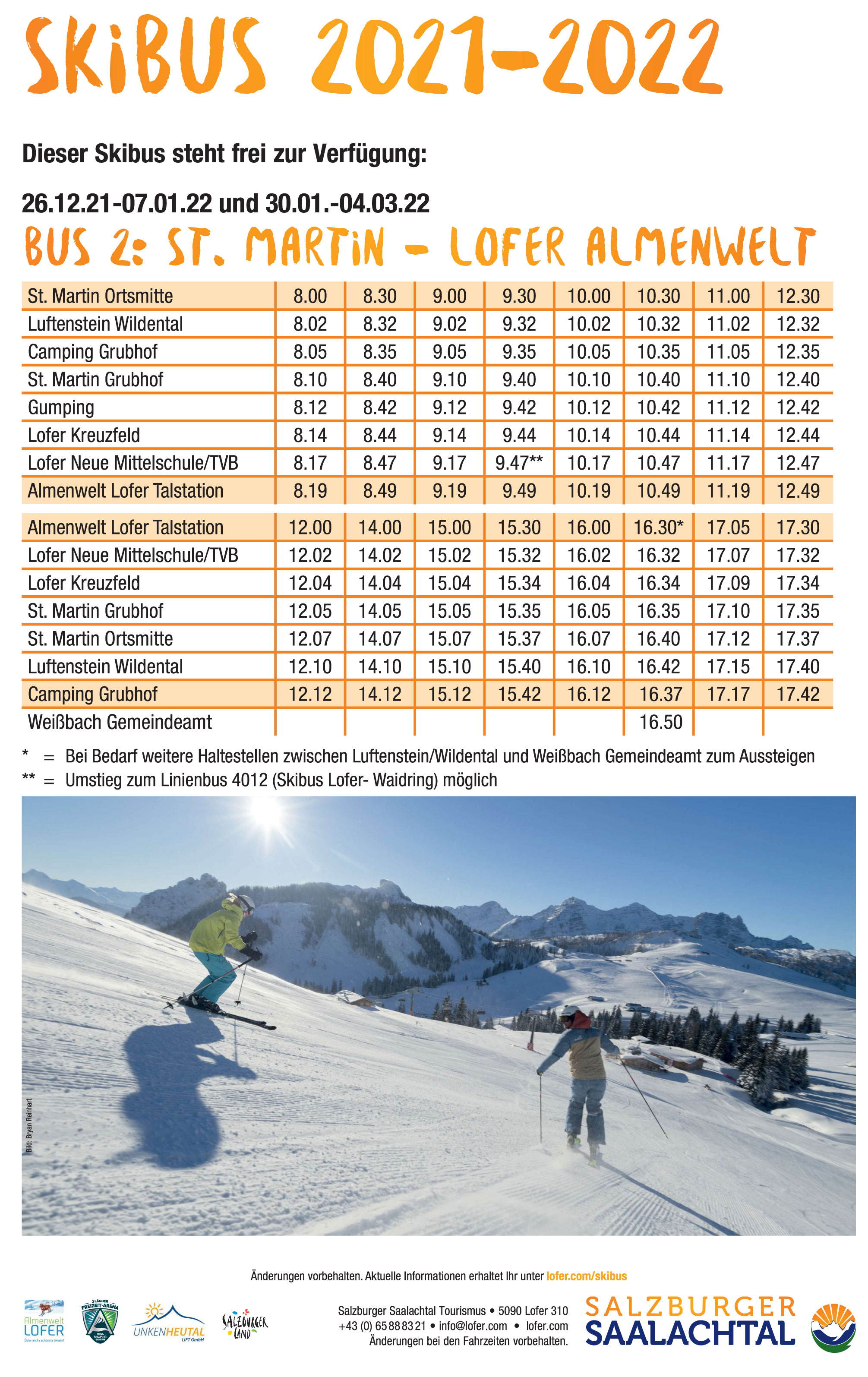 Directions & transfer